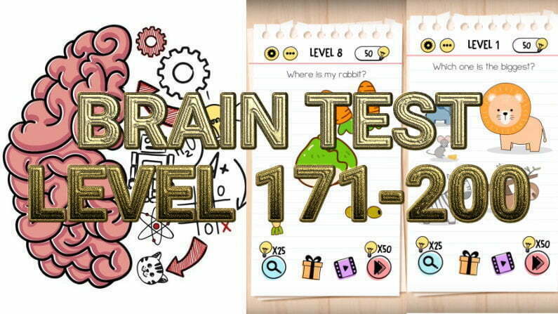 Brain Test: Tricky Puzzles Level 171-200 Answers