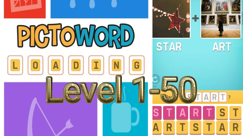 Pictoword: Fun Word Games Level 1-50 Answers
