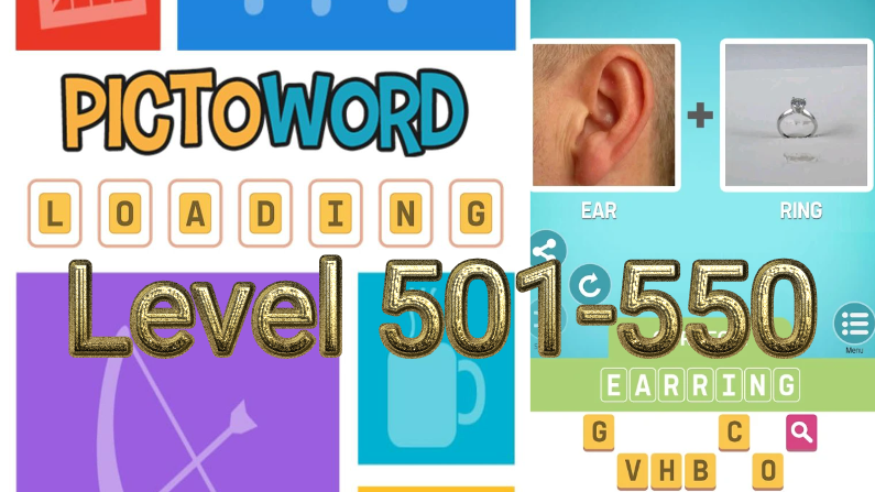 Pictoword: Fun Word Games Level 501-550