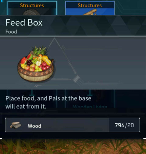 How To Craft Feed Box In Palworld