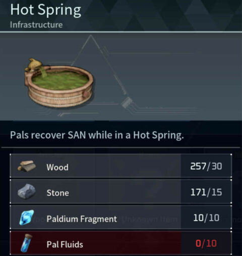 How To Build Hot Spring In Palworld