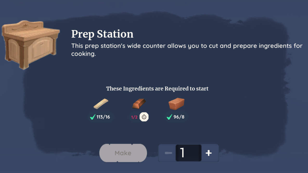 How To Craft A Prep Station In Palia?
