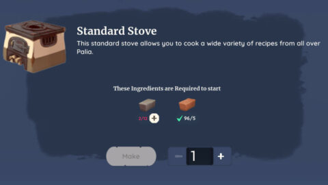 How To Craft A Standard Stove In Palia?