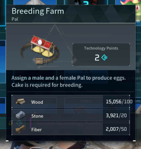 How To Craft Breeding Farm In Palworld