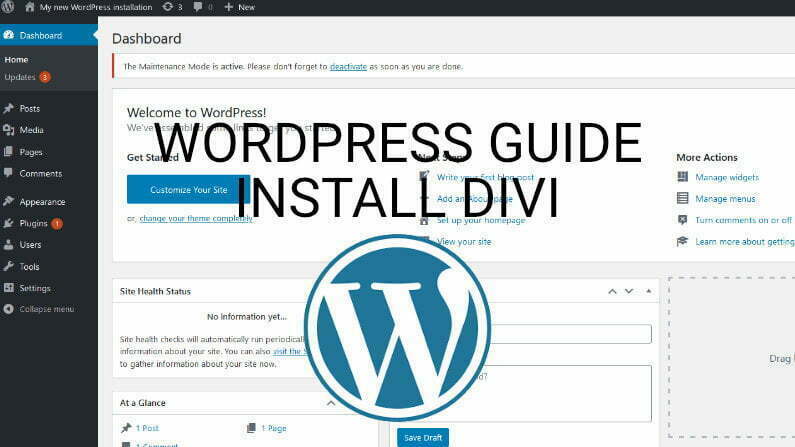 How To Install Divi In A WordPress Website