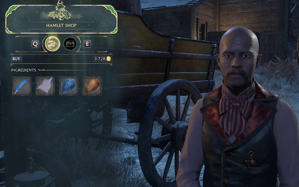 Bernard Ndiaye Vendor In Hogwarts Legacy